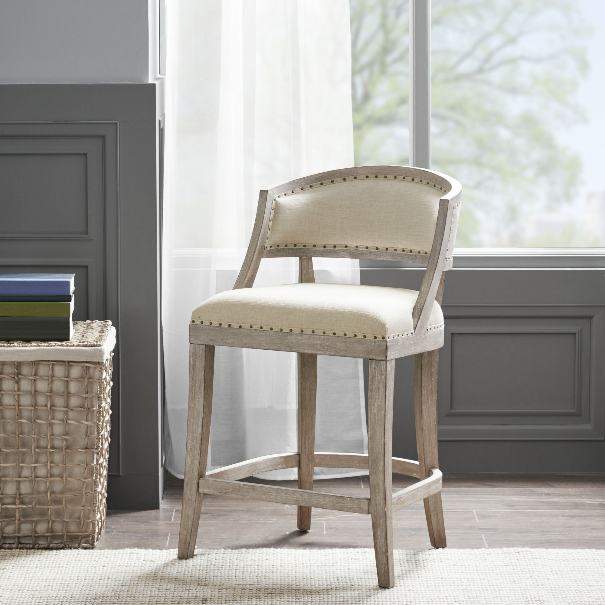 Nailhead bar stools store